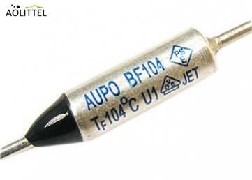 China Motor Protection Limitor Non-Resettable TF 172C 250V 10A AUPO TCO Thermal Cutoff Fuse BF172 With Metal Casing for sale