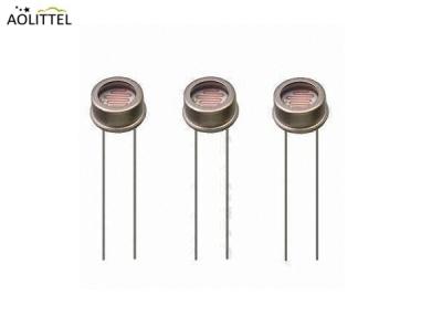 중국 어두운 저항을 가진 Dia 5mm 금속 캡슐에 넣기 LDR Photoresistor 빛 감지기 0.2-20 MOhm 판매용