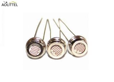 중국 어두운 저항을 가진 Dia 5mm 금속 캡슐에 넣기 LDR Photoresistor 빛 감지기 0.2-20 MOhm 판매용