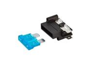 China Standard PCB Mount Quick Insert Nylon Stackable ATC ATO Auto Fuse Holder Block 30A for sale