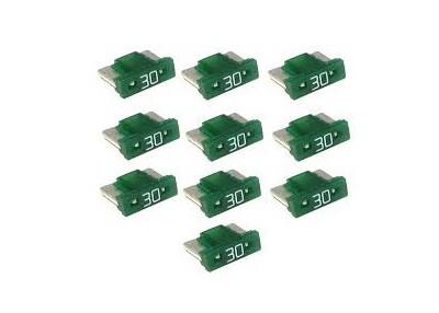 Cina Mini verde del fusibile 30A 58V della lama automobile automatica lombo-sacrale di profilo della micro per Infiniti Subaru Acura Mazda automobilistico in vendita