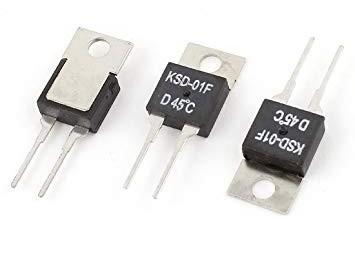 China TO-220 Package KSD-01F 85C NC Normal Closed Auto Reset Bimetal Temperature Control Switch Thermostat Thermal Cutoff Fus for sale