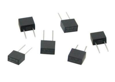 China CCC CQC PSE PCB Radial Leaded Box Shaped Slow Blow Miniature Fuse MST 002 2A 250VAC 300V 400V 8.35x7.7mm for sale