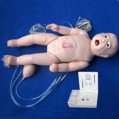 China Geavanceerde volledig functionele neonatale verpleegkunde en CPR-mannequin Mensenlevensgrootte voor klinische praktijk Te koop
