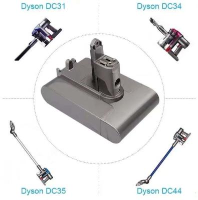 China 22.2V 2000mAh Power Tool Lithium Ion Battery Dyson DC34 Replacement Battery for sale