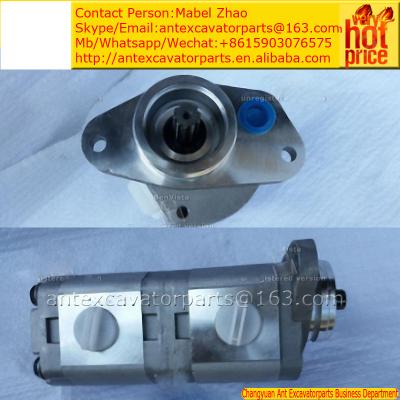 China ex100-2 hitachi hydraulic pump tandem hydraulic gear pump for sale