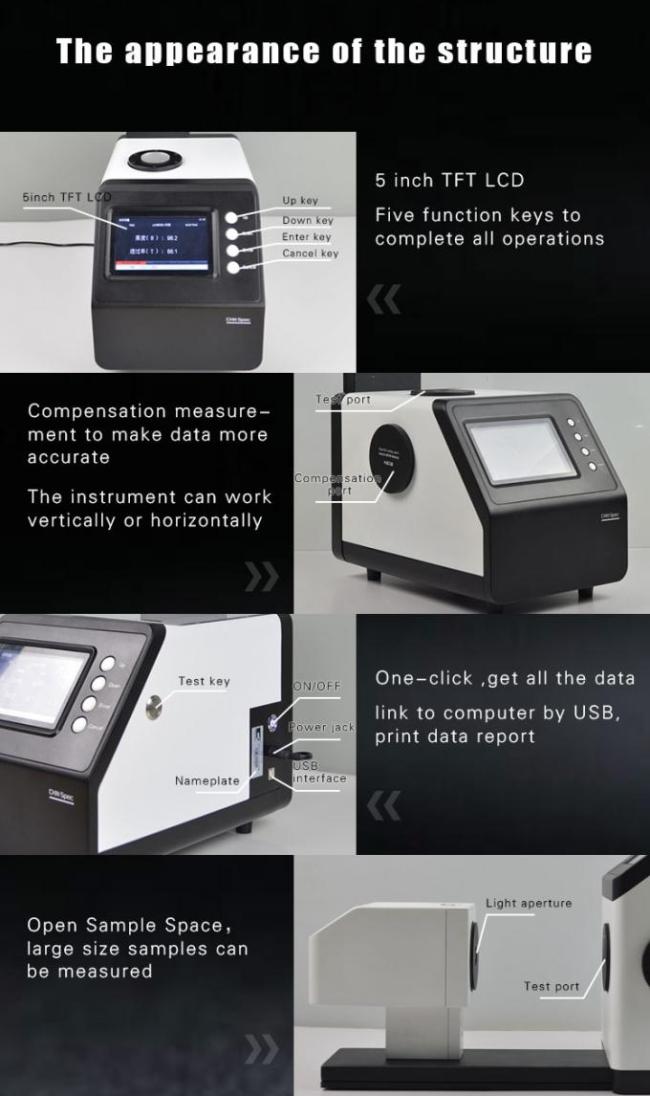 CHN Spec TH-100 ASTM D1003 Haze Meter Test Light Transmittance And Haze Measuring Meter
