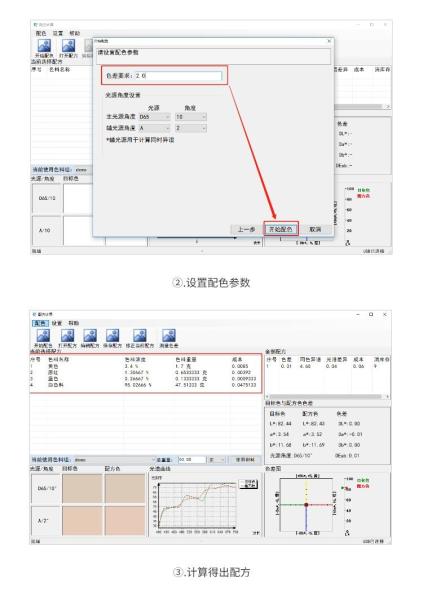 소프트웨어를 색보정에 맞추는 USB 인터 페이스 색