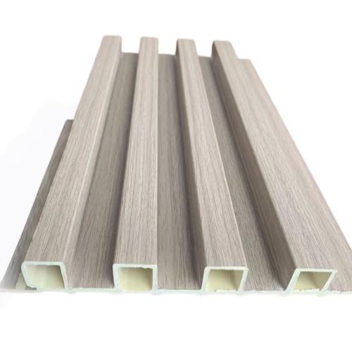 Quality 160*24mm WPC Fluted Louver Wall Panel Interior Stain Proof for sale