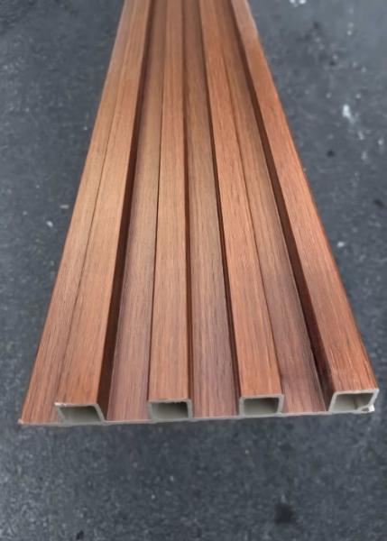 Quality Glossy 24mm Interior WPC Wall Panel Flame Retardant Anti Warp for sale