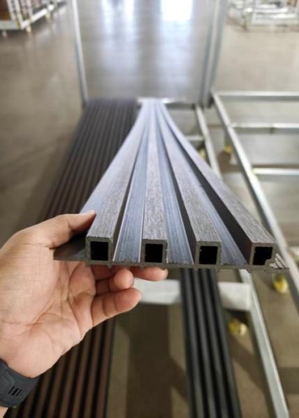 Quality Co Extrusion WPC Exterior Wall Panel Weather Resistance 176*25mm for sale