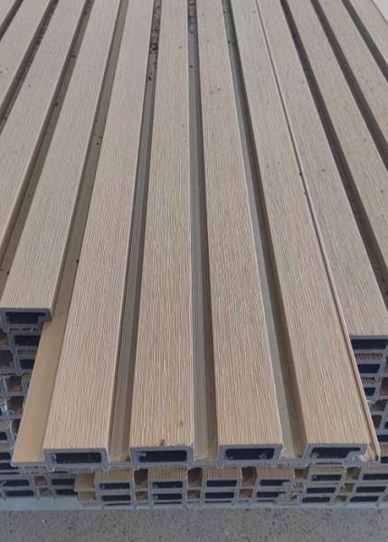 Quality 219mm Eco Shielded Exterior WPC Wall Panel Co Extrusion Fade Resistant for sale