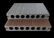 Quality 140mm High Flexural Strength WPC Deck Flooring Embossed Freeze Thaw Resistant for sale