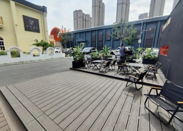 Quality Lightweight Hollow Co Extruded WPC Deck Panel Easy To Install for sale