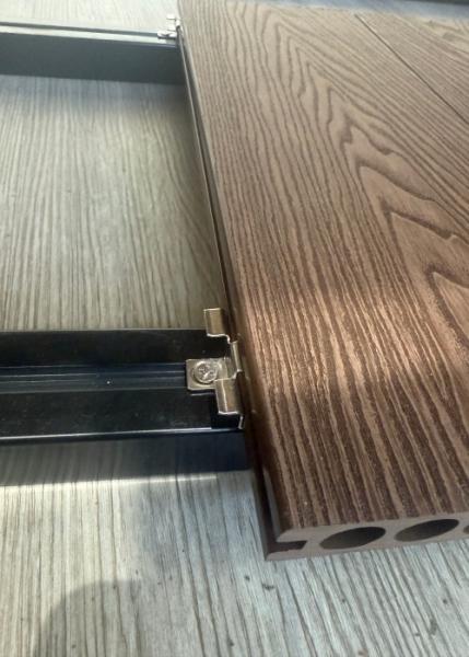 Quality 140*23mm Co Extruded WPC Deck Panel Moisture Proof Slip Resistant for sale