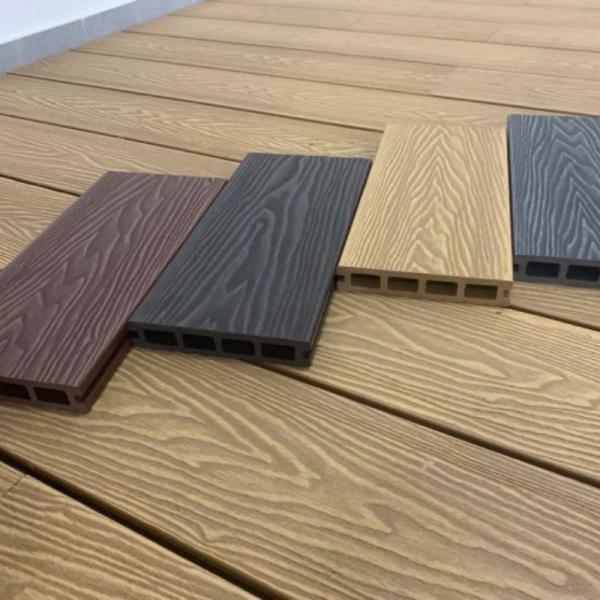 Quality Fade Resistant Co Extruded WPC Floor Decking Low Maintenance for sale