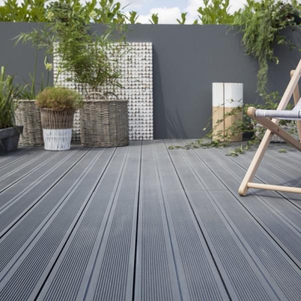 Quality Lightweight Hollow Co Extruded WPC Deck Panel Easy To Install for sale