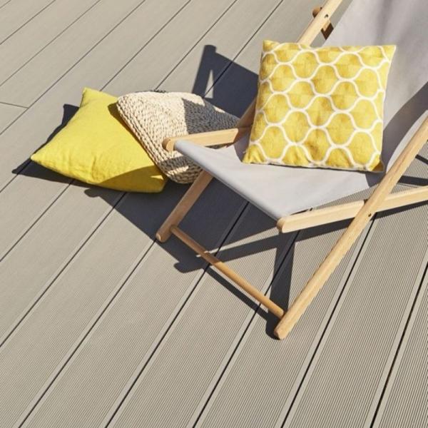Quality Recyclable Co Extruded WPC Deck Panel 140*25mm Chemical Free for sale