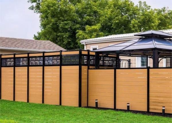 Quality Co Extrusion WPC Panel Fence Impact Resistant Sag Resistant WPC Composite for sale