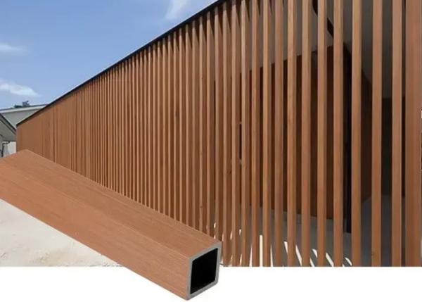 Quality Low Maintenance WPC Tube Facade Batten With Certified Quality Control for sale
