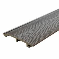 Quality 148x21mm Durable WPC Cladding Embossed Brushed Wood Plastic Composite Cladding for sale