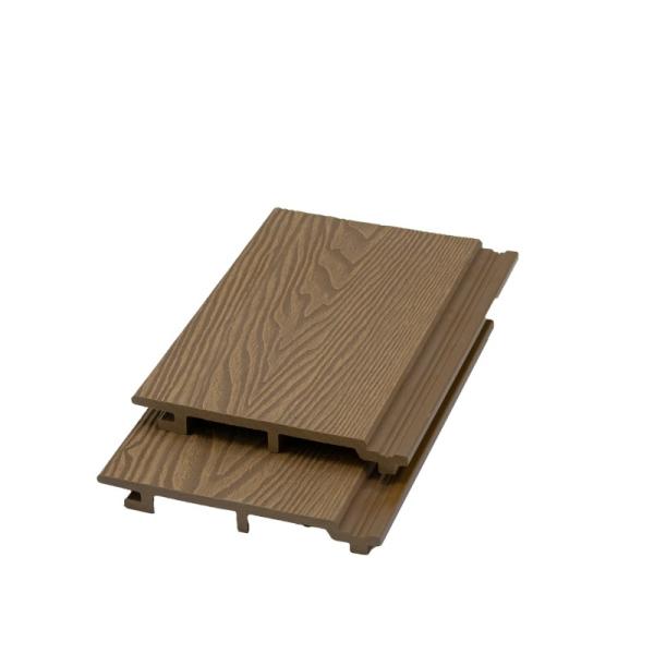 Quality 148*21mm Decorative WPC Cladding Waterproof Wood Plastic Composite Wall Cladding for sale