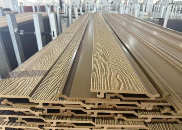 Quality Deep 3D Embossed Wall Panel Cladding Recycled Maintenance Free for sale