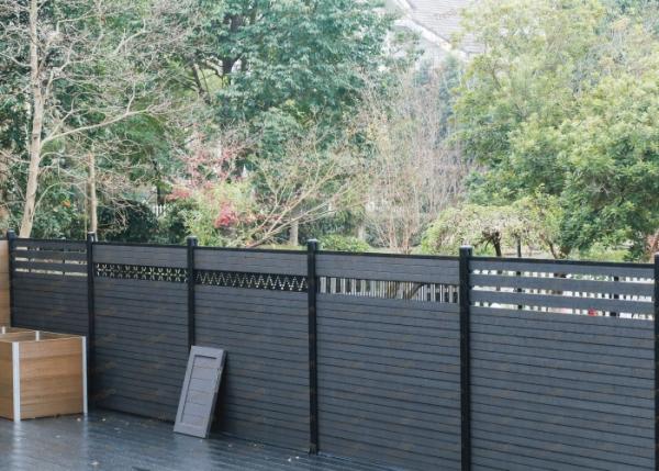 Quality Coextrusion WPC Fence Termite Proof 100x20mm WPC Composite Fencing for sale