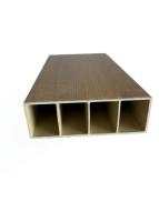 Quality Moistureproof WPC Timber Tube PVC Tube Acoustic Baffle Eco Friendly for sale