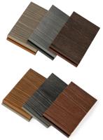 Quality 137*23mm Solid Co Extruded WPC Composite Decking Heavy Duty Scratch Resistant for sale