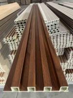 China Modern 160x22mm Interior WPC Cladding Anti Scratch Fluted Wall Panel Supply for sale