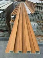 China Modern 160x22mm Interior WPC Cladding Anti Scratch Fluted Wall Panel Supply for sale