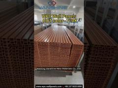 weatherproof modern exterior wpc wall panel interlocking wpc outdoor panel