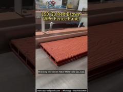 heavy duty wpc wood planks rugged outdoor wpc modular fence