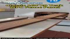 Factory Direct Classic Teak WPC Fence Panel