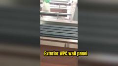 Co Extrusion Exterior 219x26mm Exterior WPC Wall Panel Cladding Wall Panel