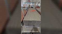 2nd Gen 3D Texture Fluted WPC Wall Panel Factory Shot