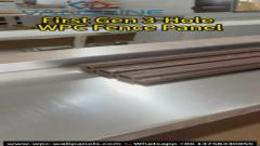 First Gen 3-Hole WPC Fence Panel