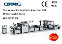 China Computer Control Auto Non Woven Shopping Bag Making Machine Loop Handle for sale