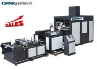 China 380 V Non Woven Box Bag Making Machine With Handle Attached / Loop Handle for sale