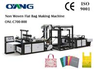 China D Cut Automatic Non Woven Bag Making Machine Ultrasonic Sealing for sale