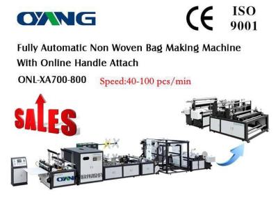 Cina Borsa non tessuta automatica della borsa biodegradabile che rende a macchina 40-100 pc/min in vendita