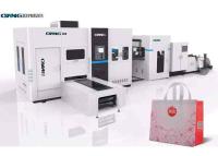 China PP Non Woven Box Bag Making Machine With Fully Automatic Feeding System for sale