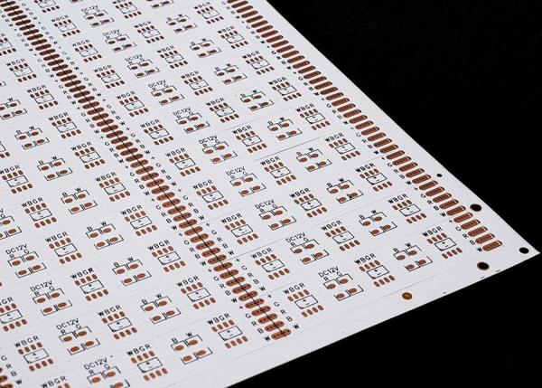 Quality 5050 Double Sided LED Strip Flexible Circuit Board Black Character OSP 24V LED Board for sale