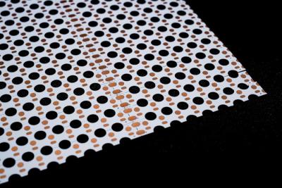 China Customizable Double Sided Flexible PCB Board For LED S Type Lamp FPC With White Board for sale