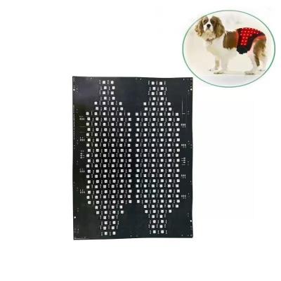 China Red infrared physiotherapy circuit board Medical grade flexible printed circuit Bending resistant LED physiotherapy belt FPC soft light board for sale