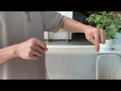 Écran d'affichage LED transparent et flexible personnalisable, luminosité de plus de 1600 nits, résistance à l'eau IP65