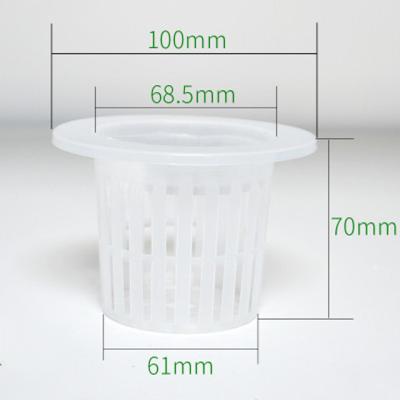 Cina Pottine di plastica di plastica plastica plasmata a iniezione di piccole dimensioni per la coltivazione idroponica in serra in vendita