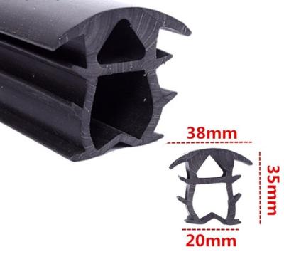 Cina Durezza 20-90 Shore Solar Pv Panel T Shape Rubber Gasket Seal con taglia personalizzata in vendita