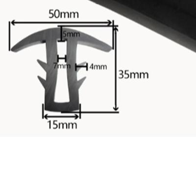 Cina Durezza 20-90 Shore Solar Pv Panel T Shape Rubber Gasket Seal con taglia personalizzata in vendita